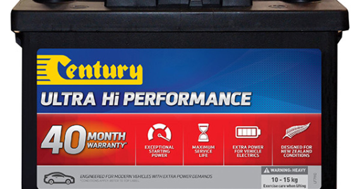 DIN44LHX MF - Ultra Hi Performance DIN Conventional car batteries | Century Batteries