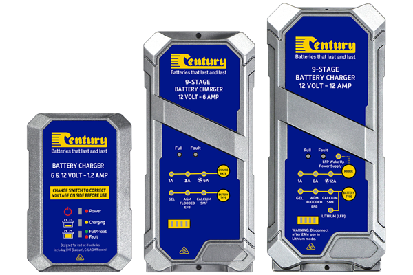 Chargers and Accessories | Century Batteries